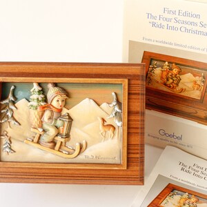 Vintage Goebel Music Box First Edition Four Seasons Series | Etsy