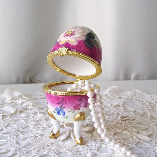 Egg Trinket Box - Etsy