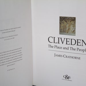 Vintage Cliveden the Place and People Hardcover Book - Etsy