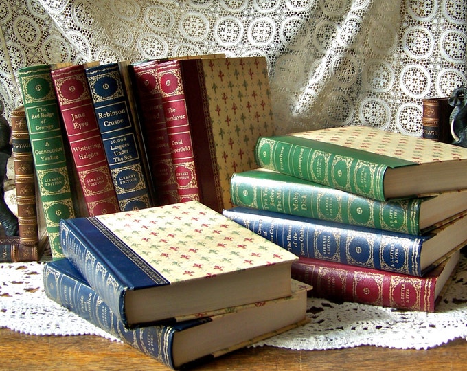 Antique Book Collection Library Edition JJ Little and Ives 1940-1950 ...