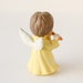 Winged Angel Figurine With Flute Mid Century - Etsy