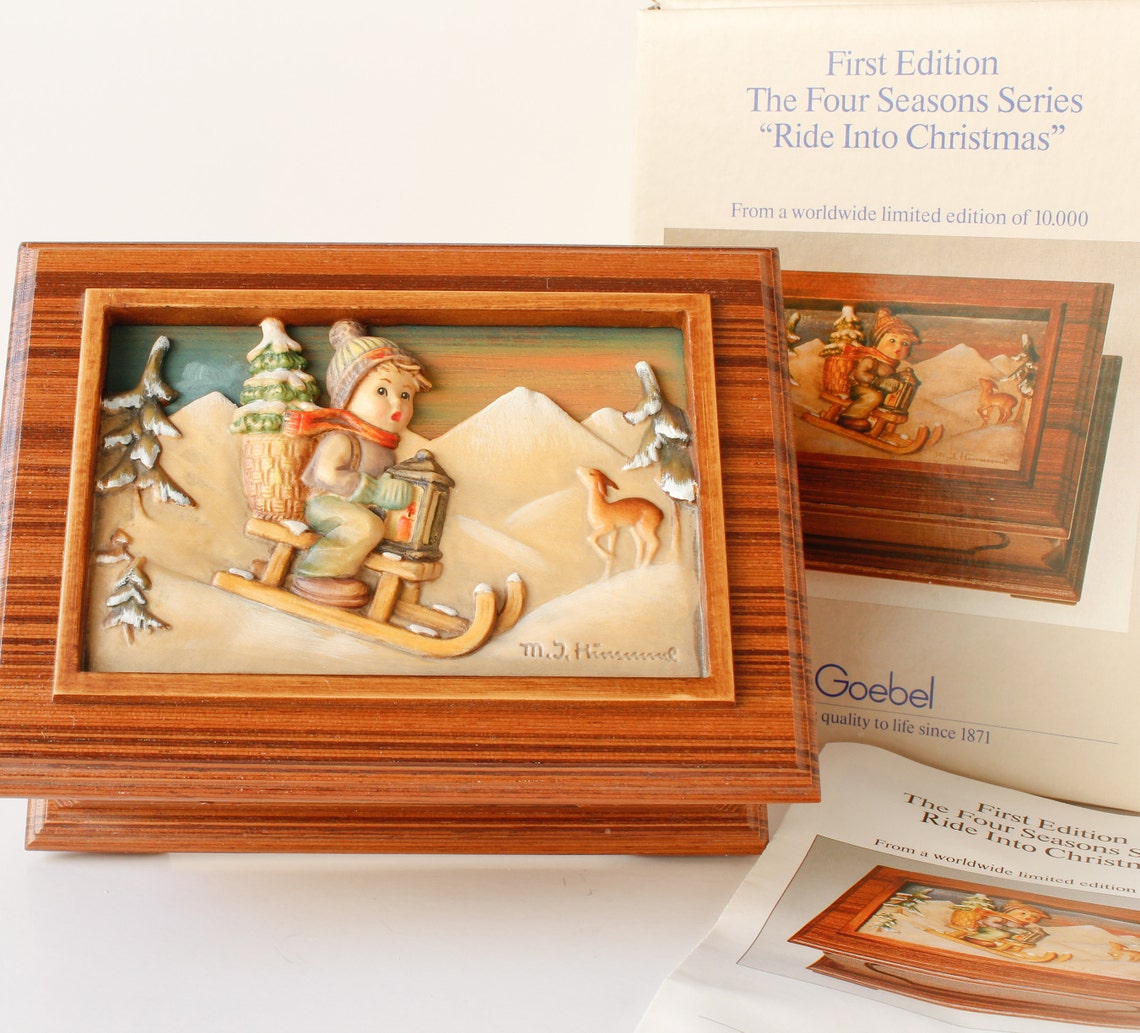 Vintage Goebel Music Box First Edition Four Seasons Series | Etsy