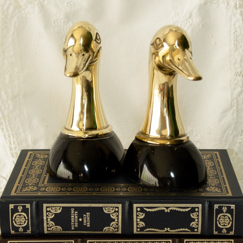 Brass Bookends - Etsy