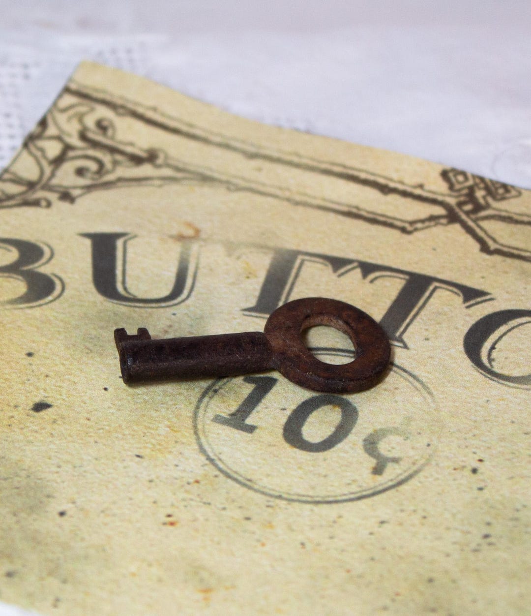 Rusty Vintage Skeleton Key Circa 1920s - Etsy