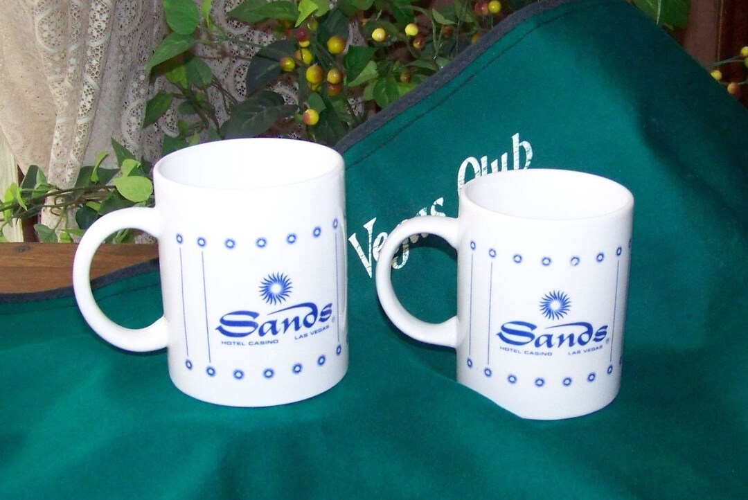 Vintage Sands Hotel Coffee Mugs Souvenir, Las Vegas - Etsy