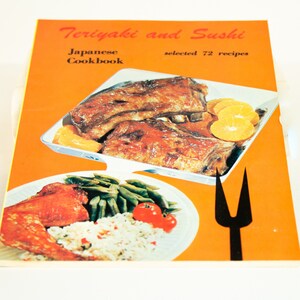 Vintage Japanese Cookbook Teriyaki and Sushi 1971 - Etsy