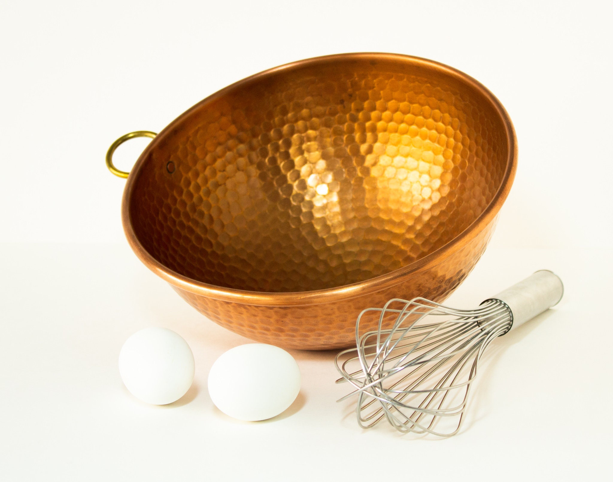 Vintage Hammered Copper Mixing Bowl - Etsy Vintage Hammered Copper Mixing Bowl - Etsy