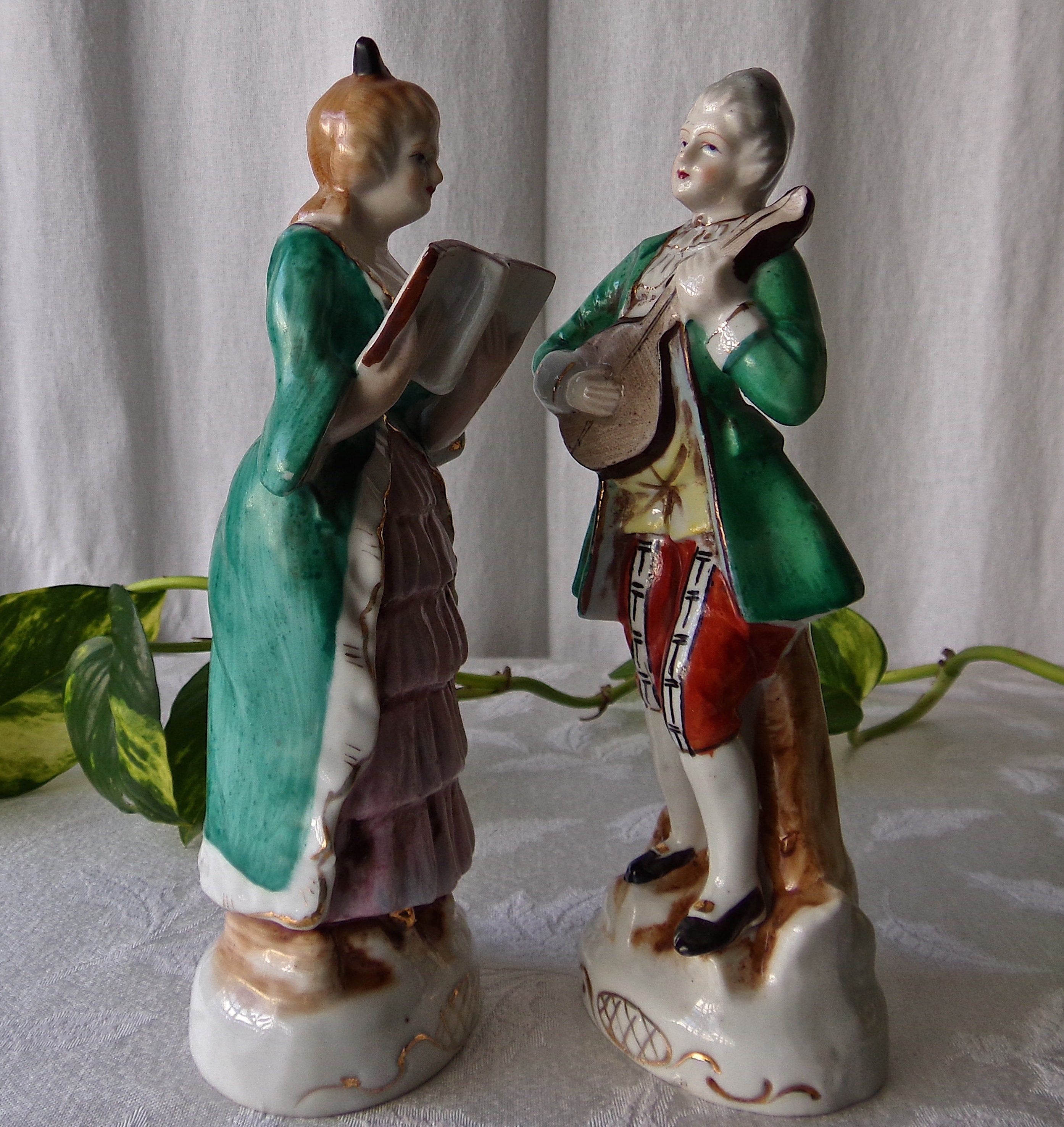 Figurines Sculpture Antique Colonial High Rank Man Figurine Made in ...