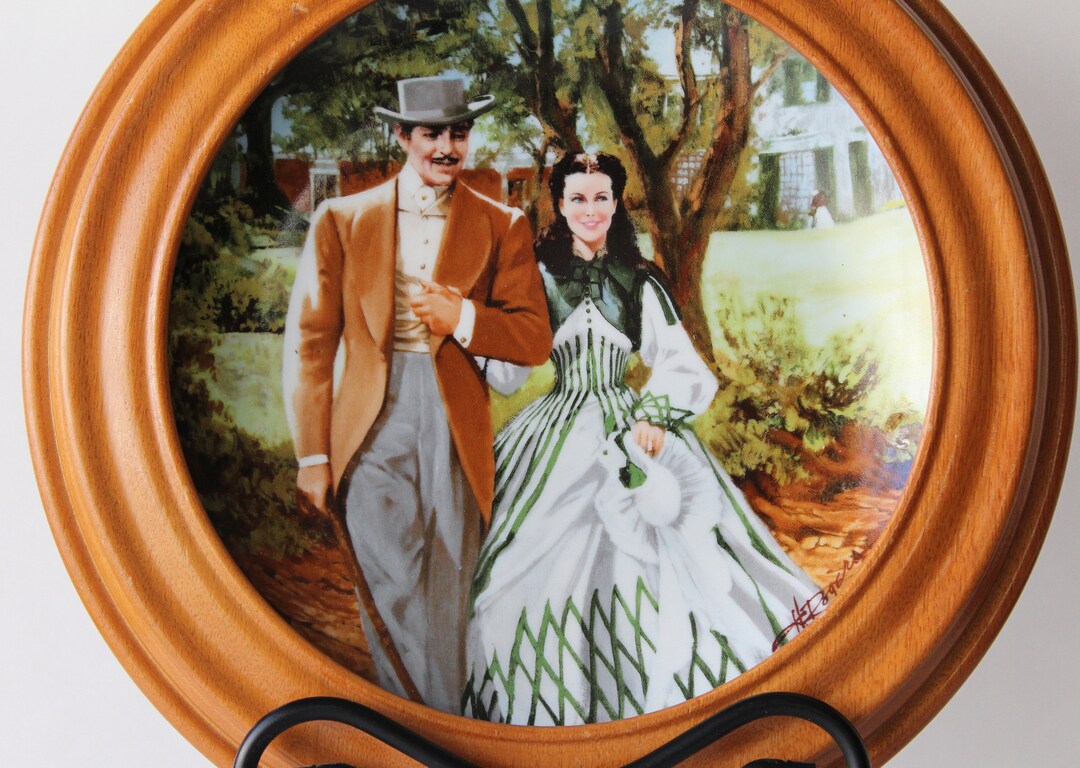 Gone With the Wind Plate Home to Tara - Etsy