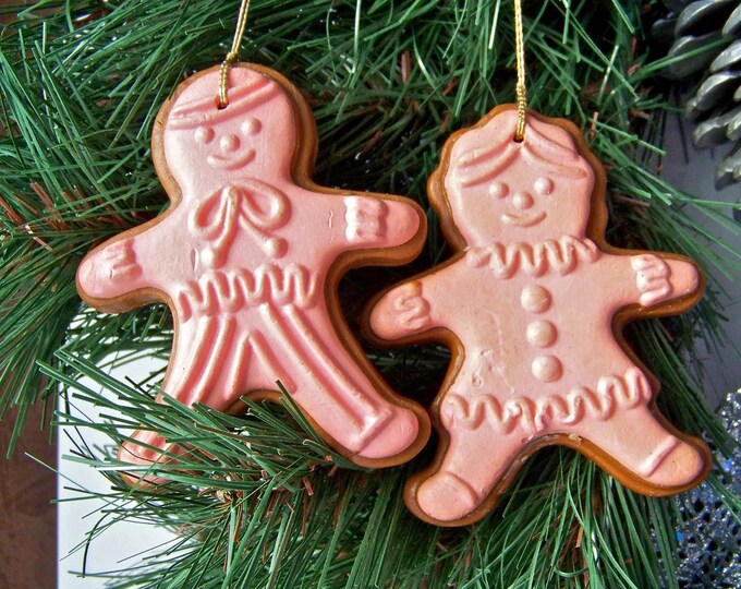 Vintage Avon Gingerbread Wax Ornaments 1981 RARE - Etsy