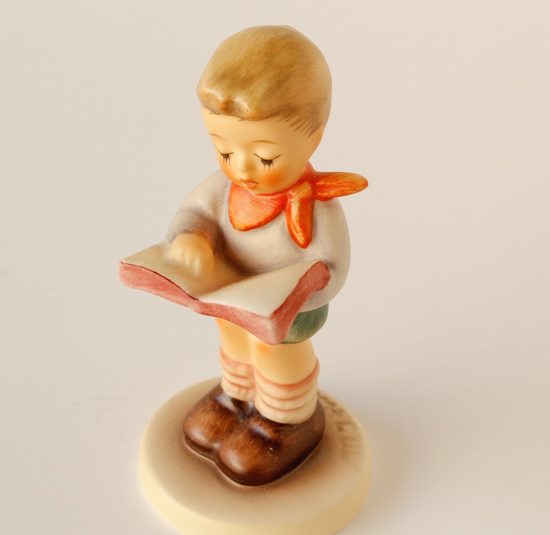 Vintage Goebel Hummel Figurine Young Boy Student 2087/B - Etsy