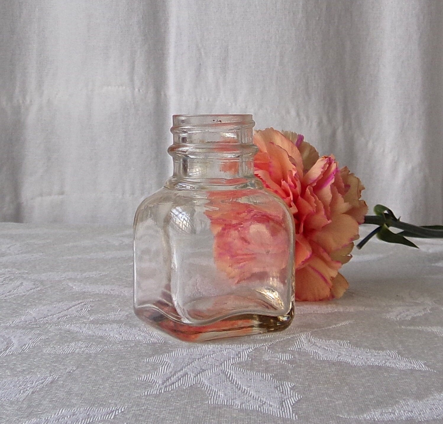 Vintage Ink Bottle Clear Glass Calligraphy Writer | Etsy