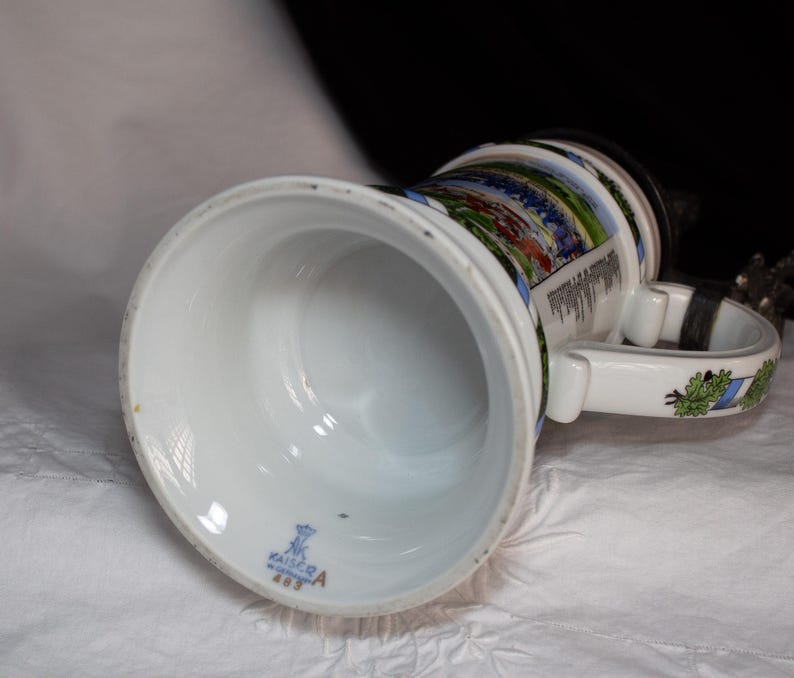 Vintage German Beer Stein Regimental, Reservist Soldier - Etsy