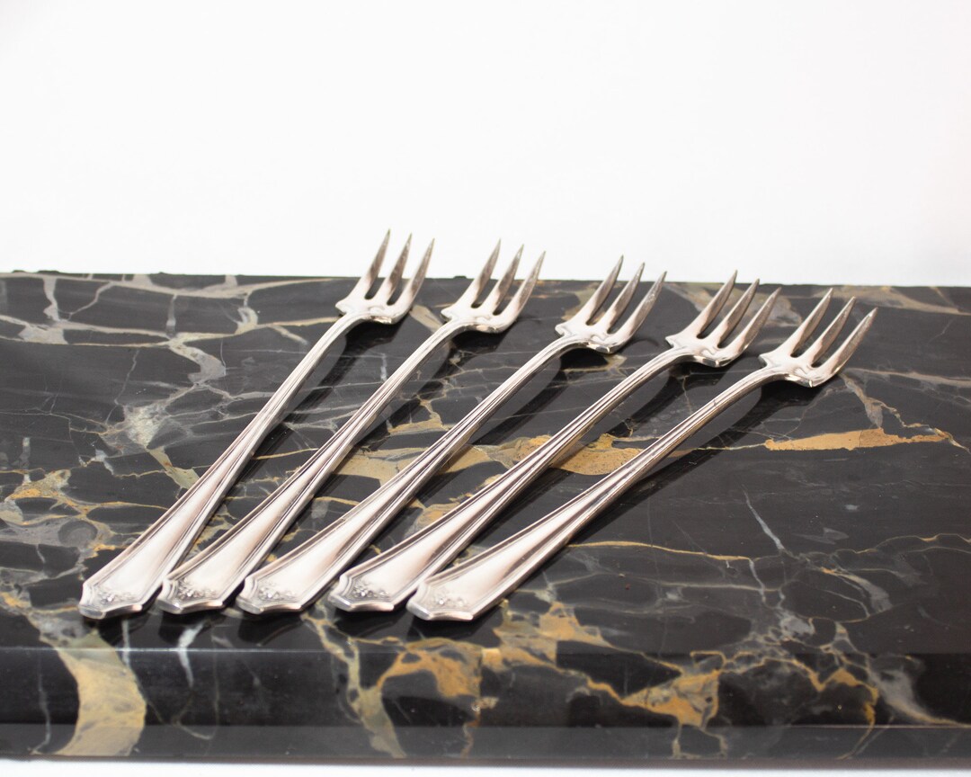 Vintage Cocktail Forks Set of Five Wm A Rogers - Etsy