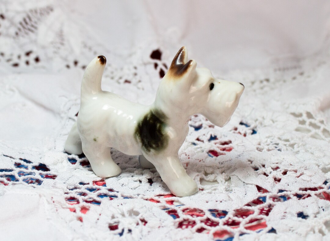 Miniature Scotty Dog Mid-century Japan - Etsy