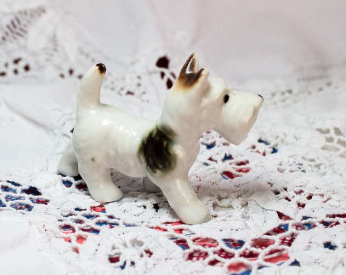 Vintage Miniature Scotty Dog Mid-century - Etsy