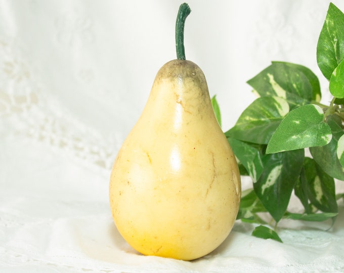 Alabaster Stone Pear Fruit Display Circa 1960s - Etsy