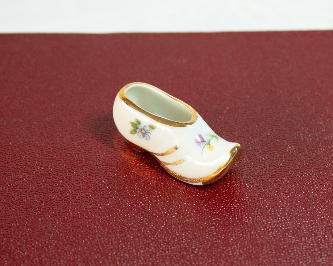 Vintage Tiny Miniature Shoe Limoges France Souvenir - Etsy