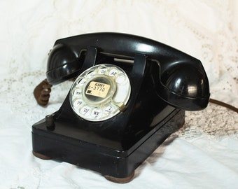 1963 Princess Rotary Phone, Vintage Western Electric Rotary Telephone ...