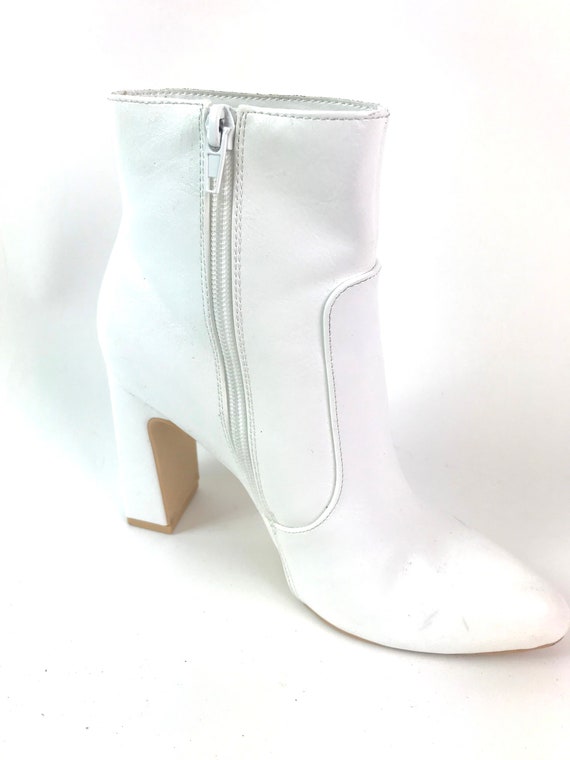 white ankle boots - Gem
