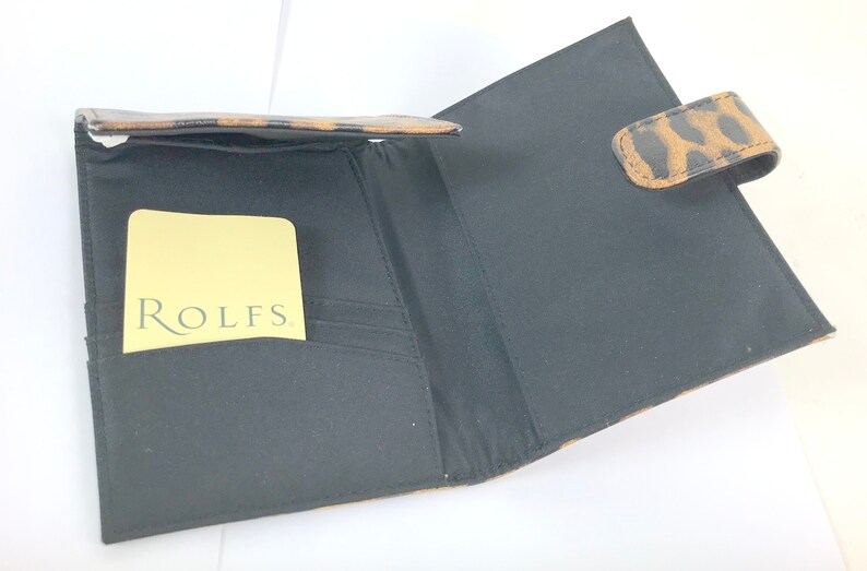Vintage Rolf's Leopard Skin Wallet - Etsy
