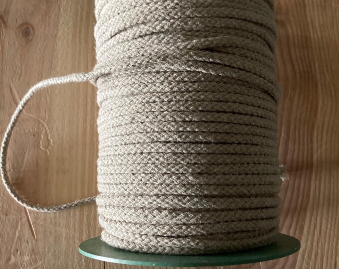100% Pure Linen Rope, String, Braid. Pure Flax, Natural and Undyed. 4mm ...