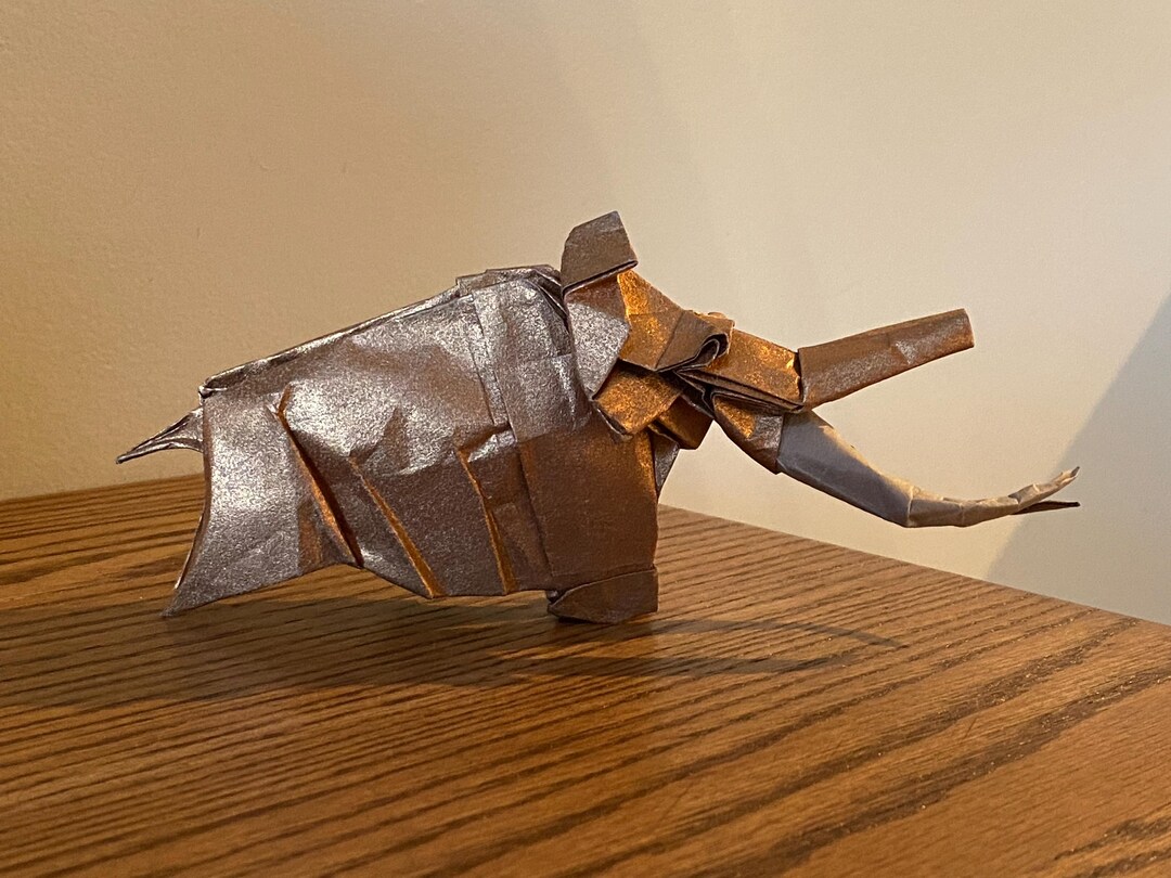 Origami Mammoth: Designed by Satoshi Kamiya - Etsy