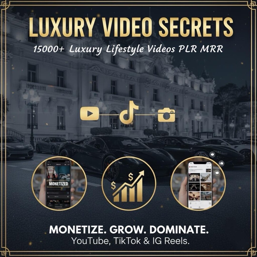 15000 Luxury Video Clips: Social Media Reels & Ads (digital Download ...