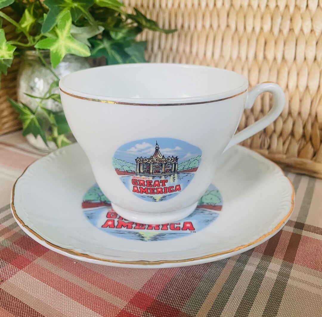 Marriott's Great America Tea Cup and Saucer-free Shipping-san Jose ...