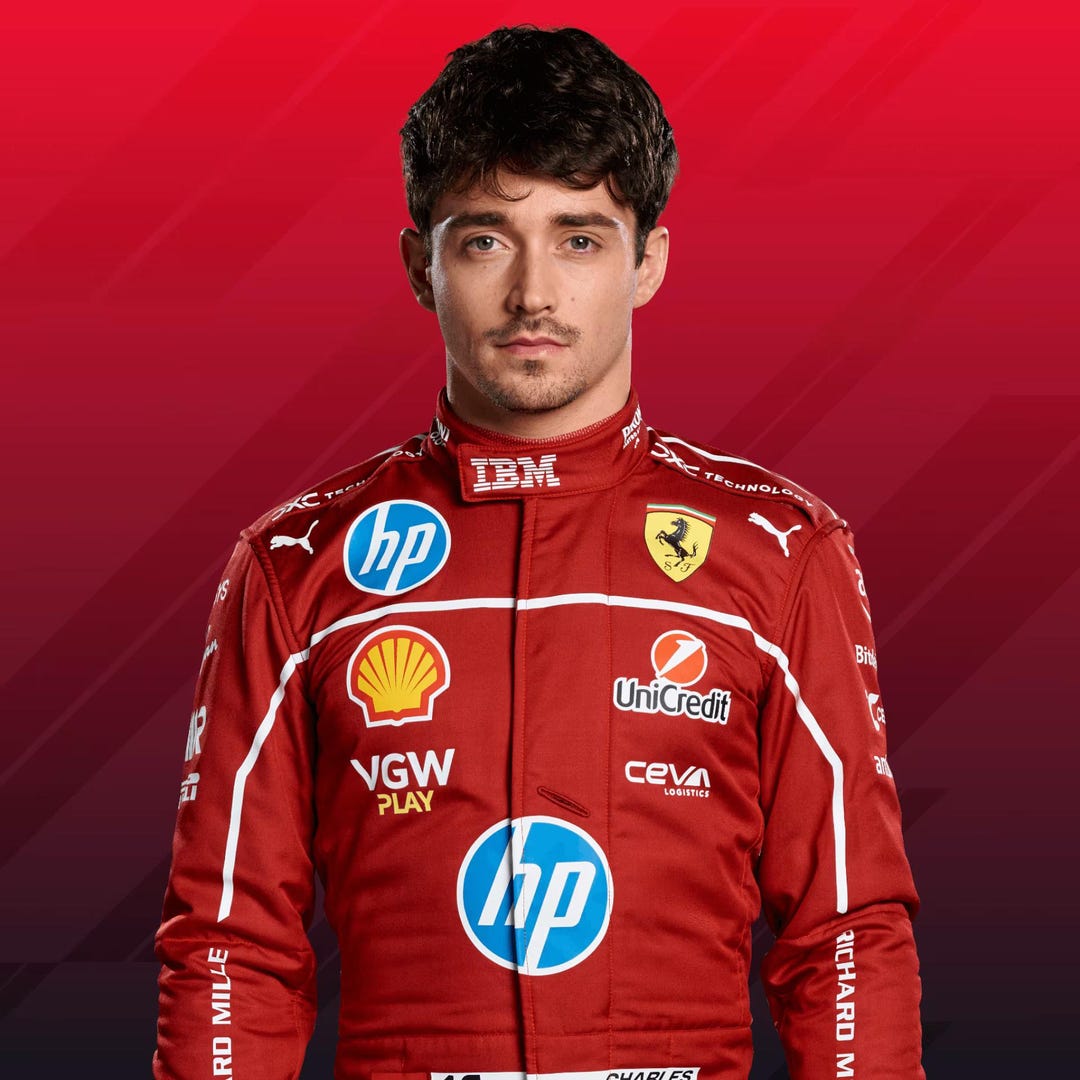 Charles Leclerc 2025 F1 Racing Suit – Red Driver Uniform Costume - Etsy