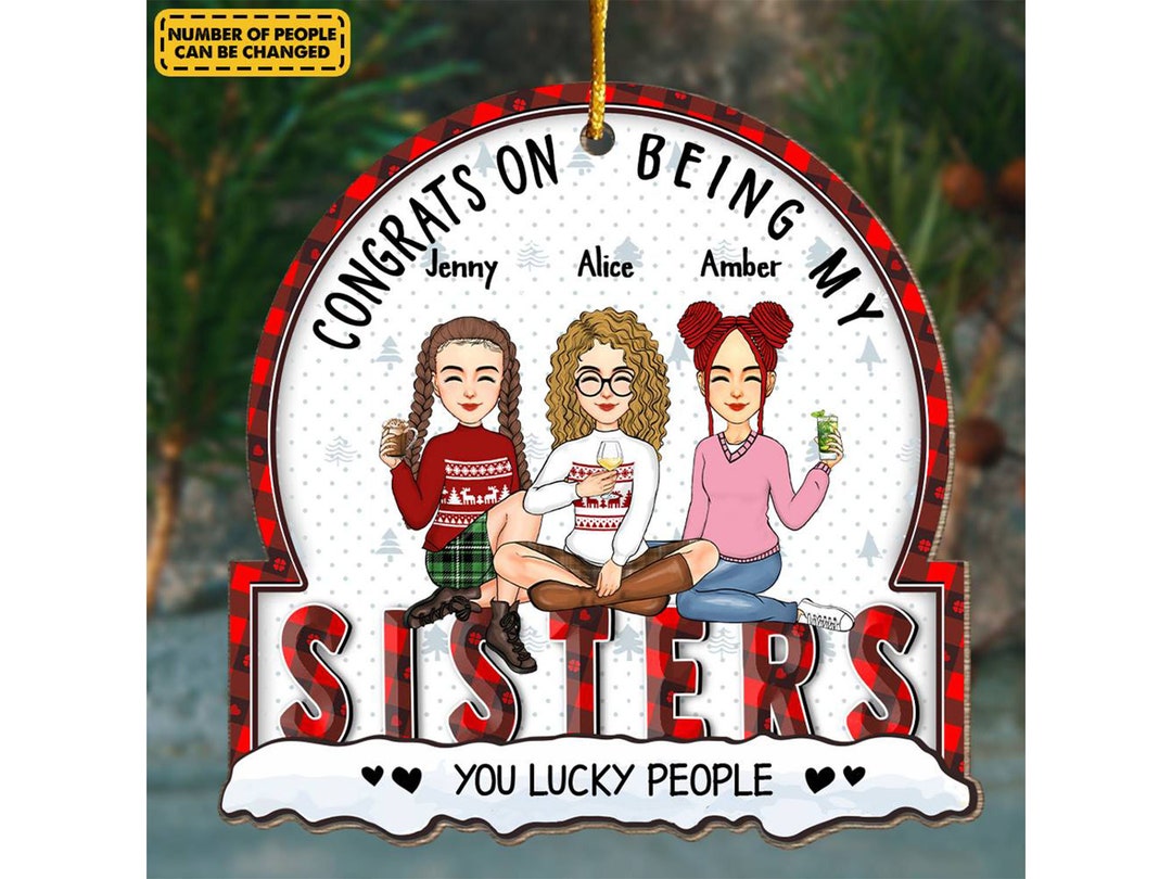 Congrats on Being My Sisters Colleagues Personalized Acrylic - Etsy
