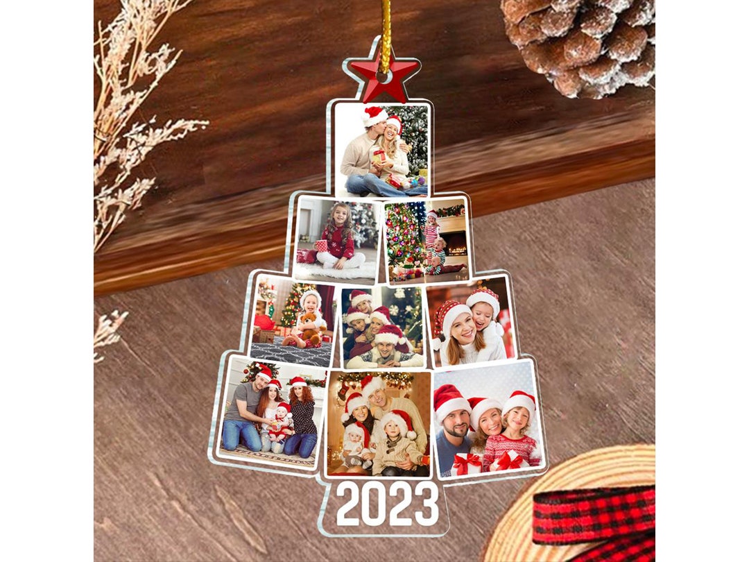 Photo Family Tree Christmas Personalized Acrylic Photo - Etsy