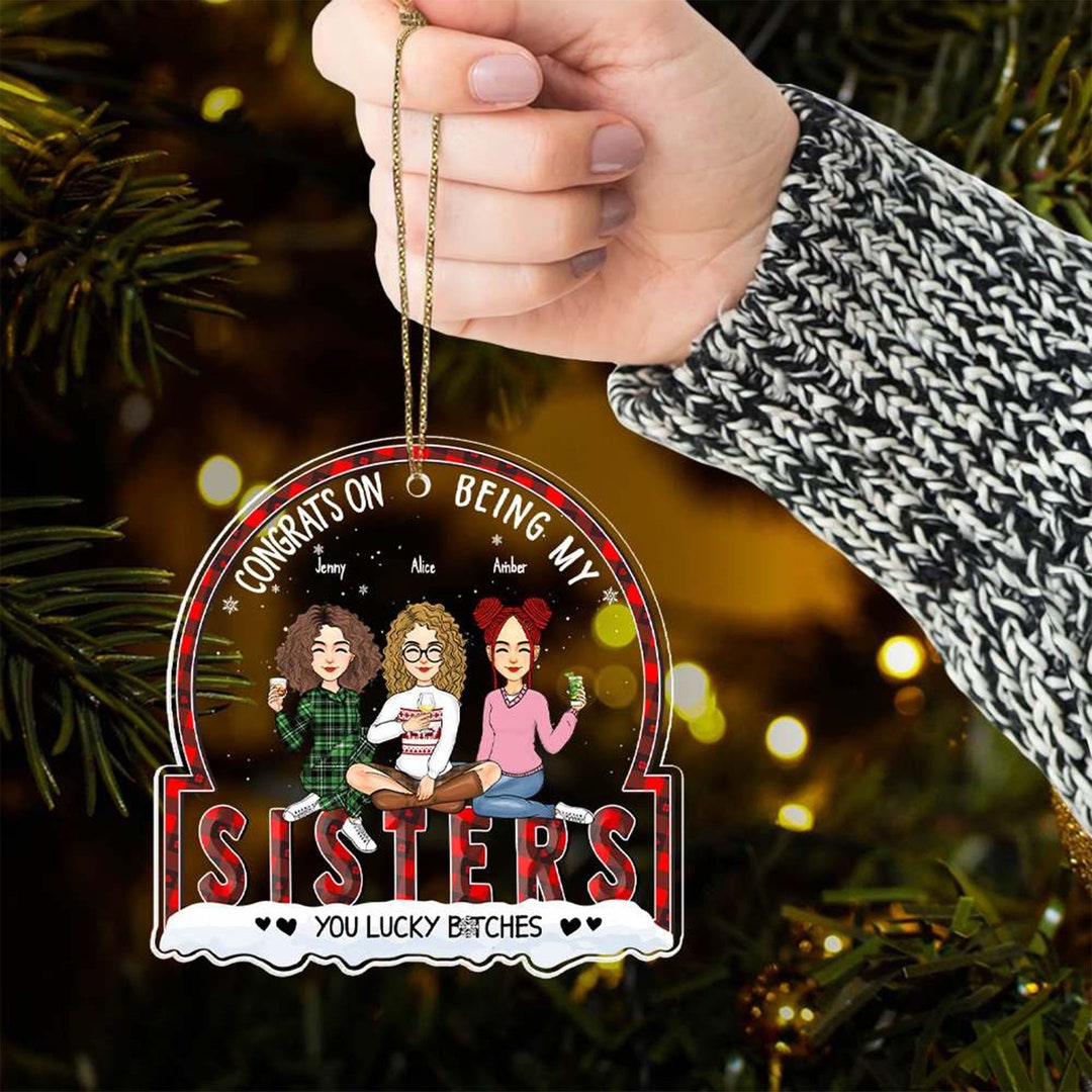 Congrats on Being My Sisters Colleagues Personalized Acrylic - Etsy