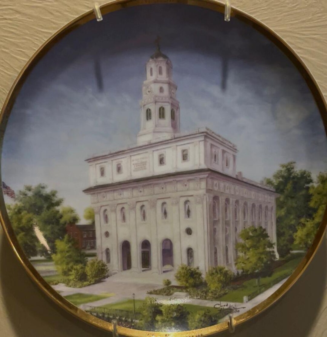 Vintage 8" Nauvoo Temple Plate From 2000. - Etsy