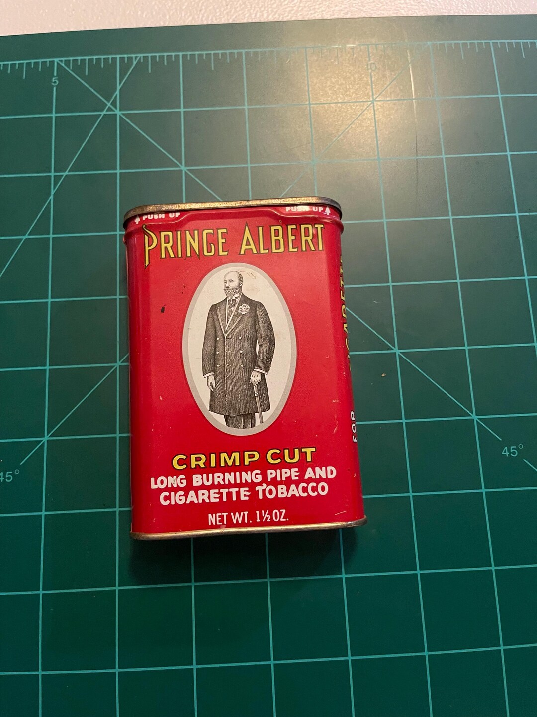 Vintage Prince Albert Tin Can - Etsy