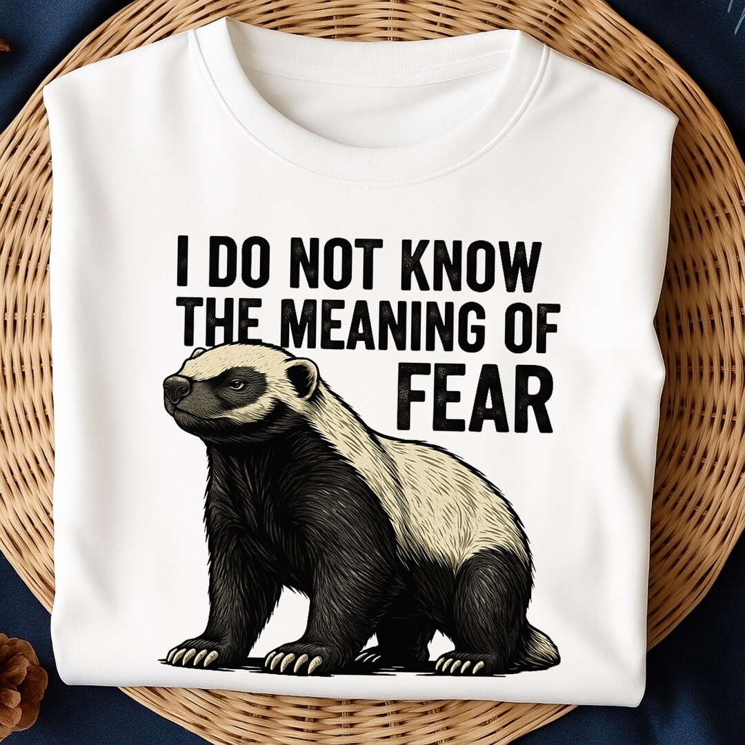 Honey Badger PNG | Fearless Animal Clipart | I Do Not Know the Meaning ...