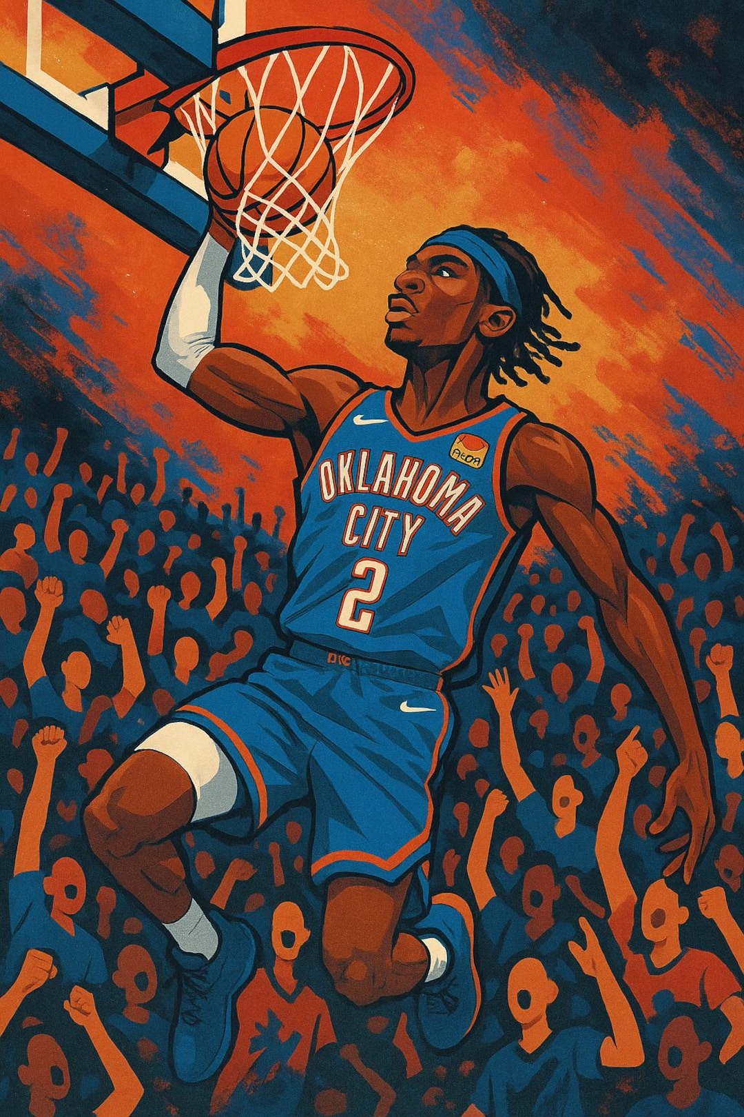 Shai Gilgeous-alexander Animated Digital Poster/screensaver! - Etsy