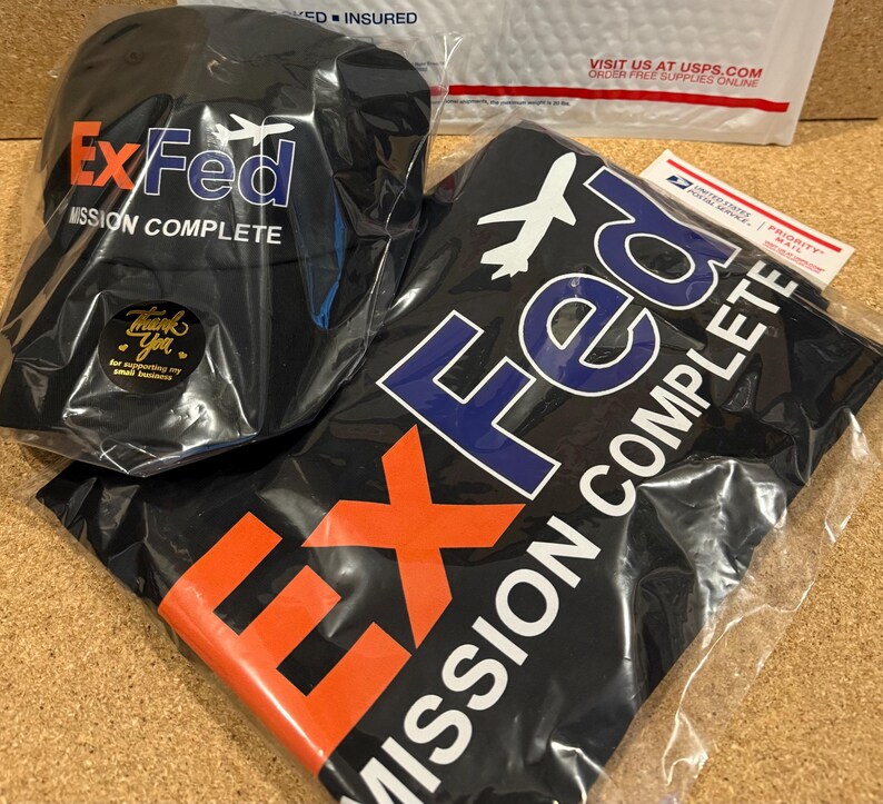 Gorra de béisbol con la misión de jubilación completada de exfederal ...