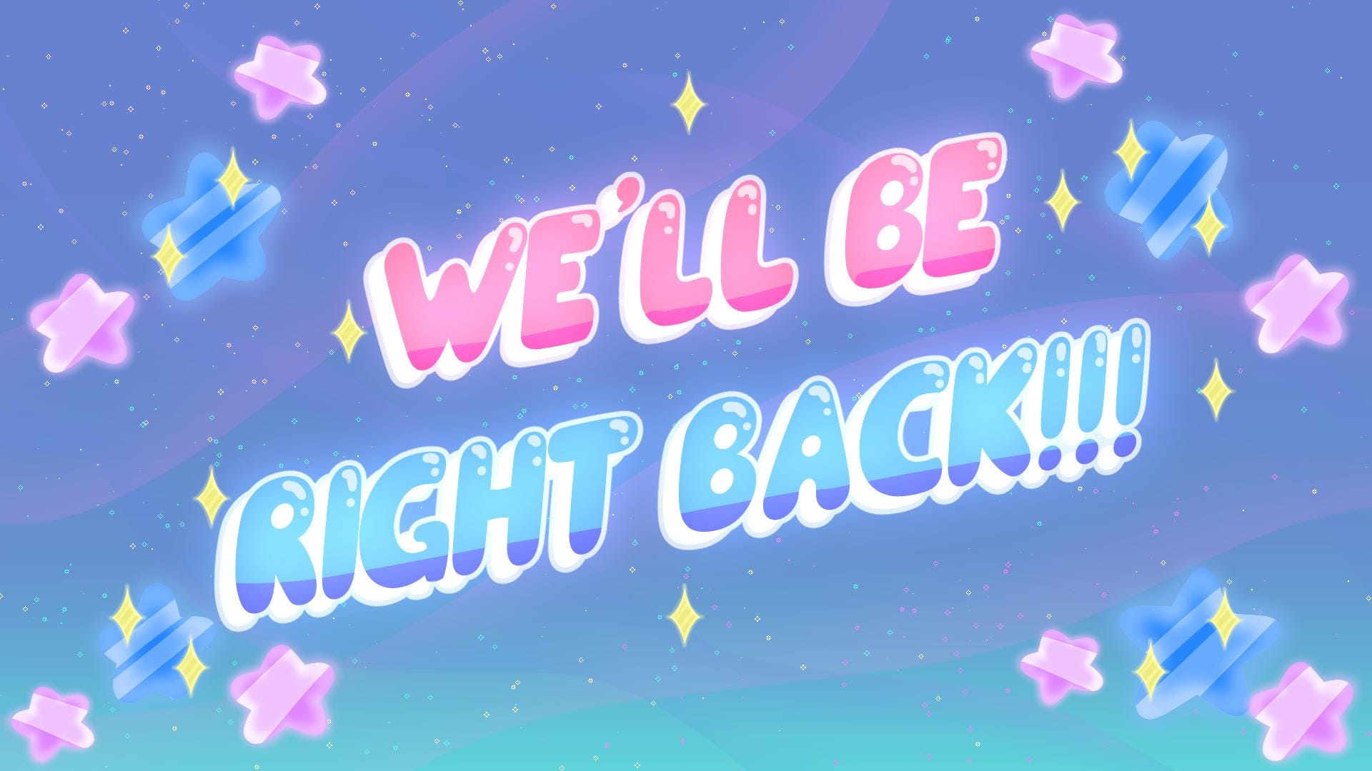Cute Pastel Be Right Back Scene for Video Game Streaming - Etsy