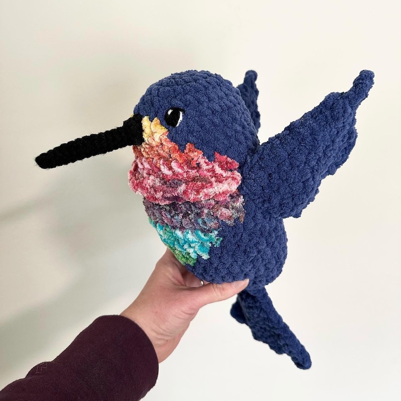 Hana Hummingbird Crochet Pattern Crochet Hummingbird Crochet - Etsy
