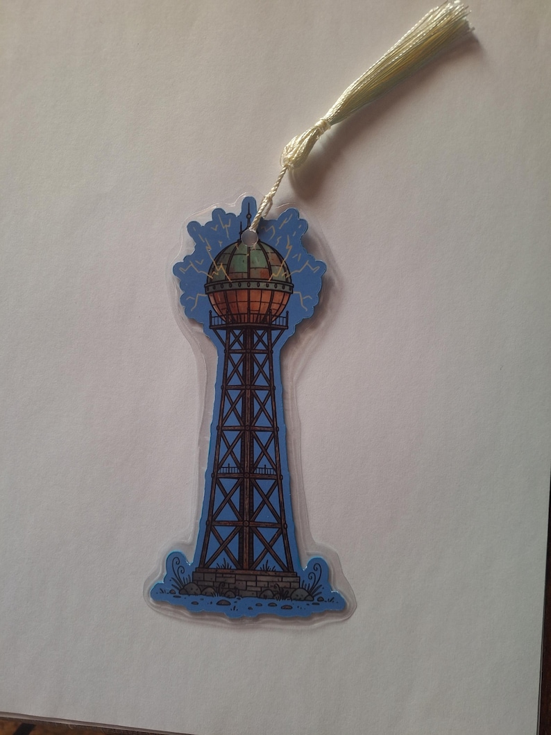 Nikola Tesla Wardenclyffe Tower Double-sided Bookmark - Etsy