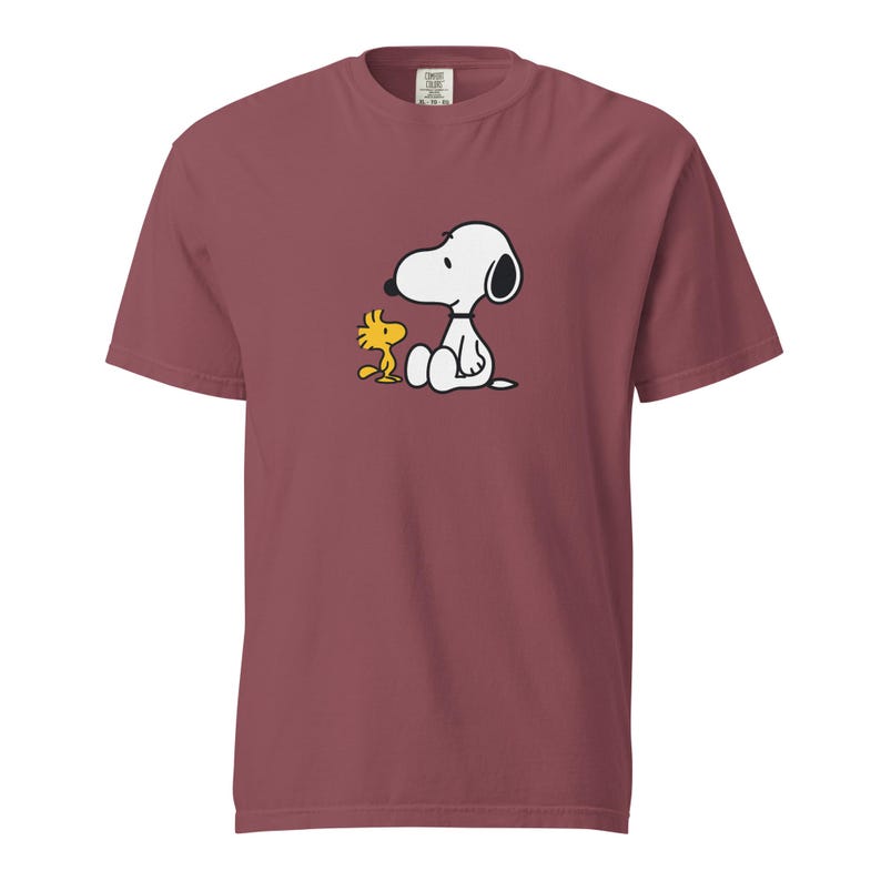 Snoopy and Woodstock T-SHIRT - Comfort Colors Unisex Garment-dyed ...