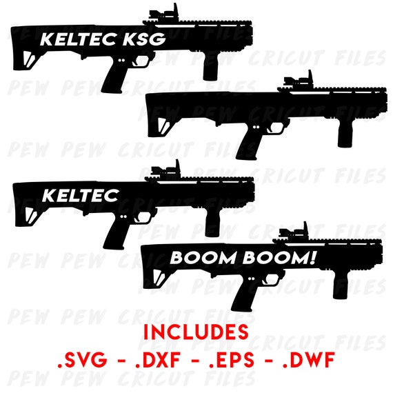 Keltec KSG SVG Gun Cricut Files Keltec Silhouettes - Etsy