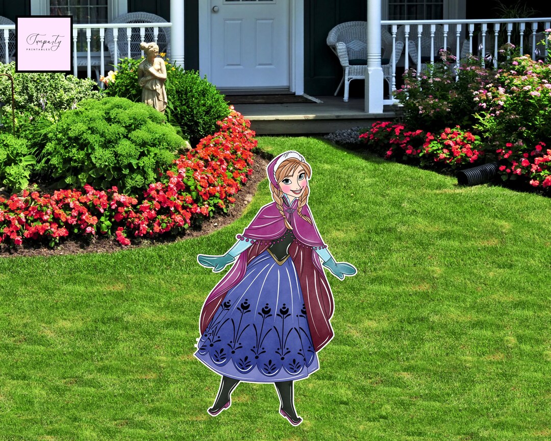 Cutout Frozen Cutouts Standees Lifesize Cutout Yard Sign Yard Decor ...
