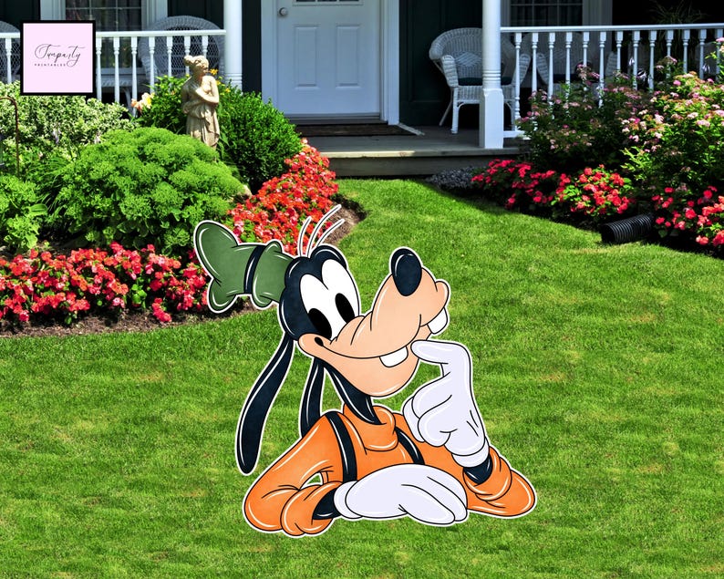 Goofy Cutout, Birthday Party Decoration (digital Download) - Etsy Canada