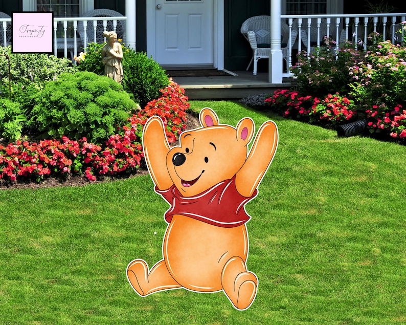 Cutouts Standees Winnie Pooh Cutout Props, Yard Cutout, Digital Cutout ...