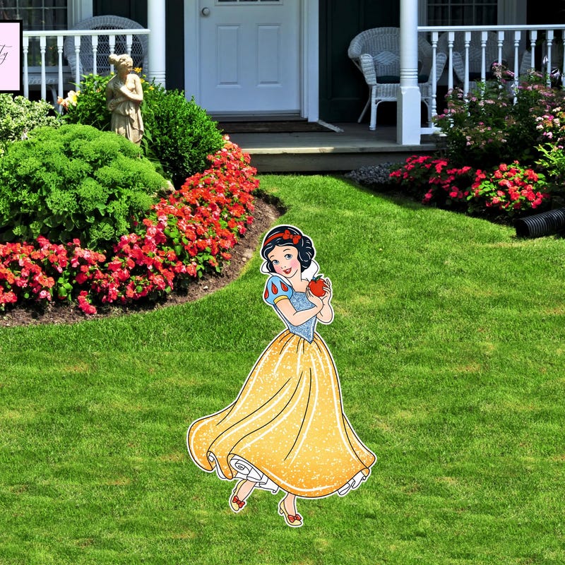 Snow White Yard Cutouts - Etsy