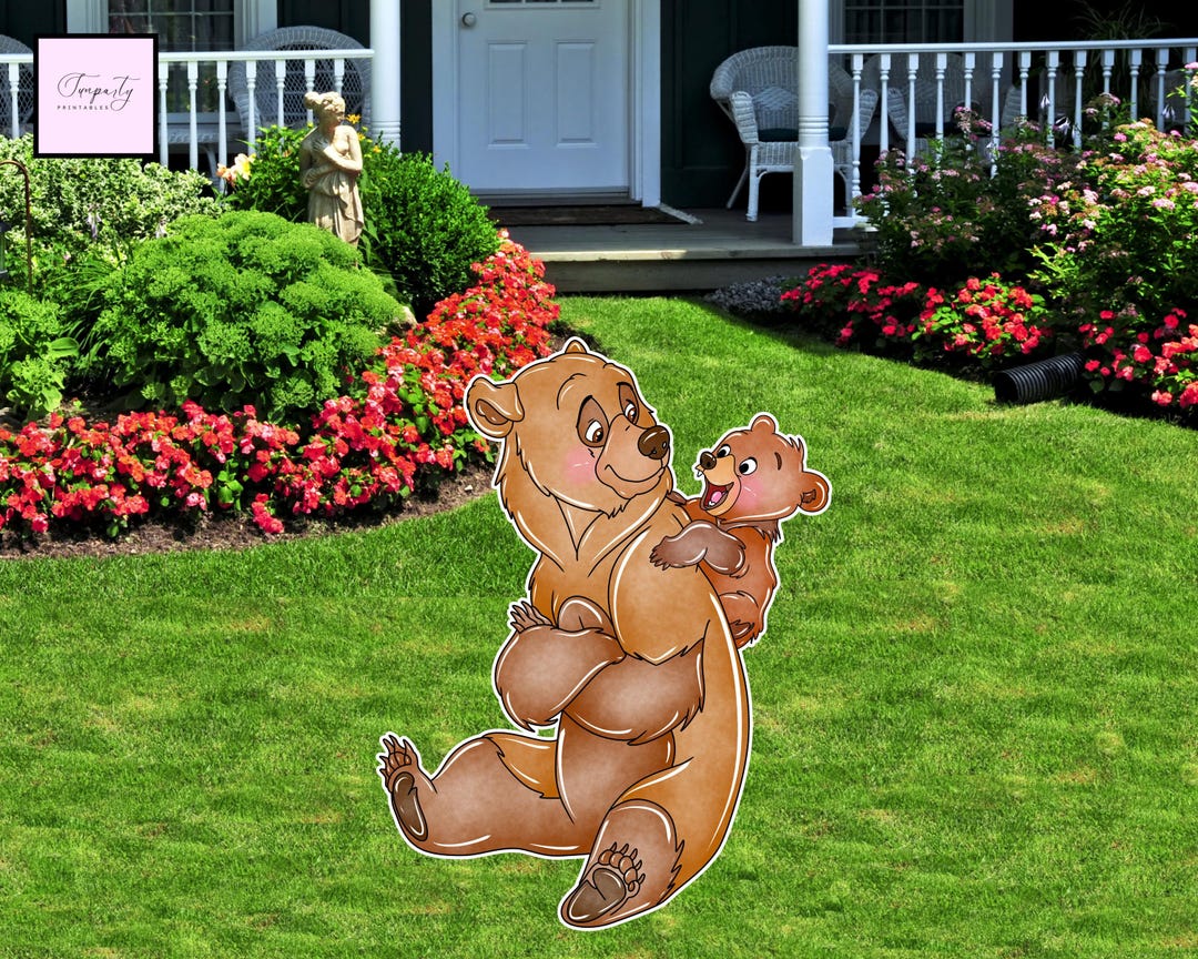 Brother Bear Cutout, Birthday Party Decor (digital Download) - Etsy
