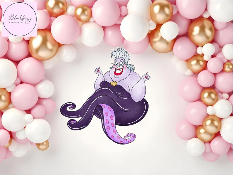 Ursula Little Mermaid Birthday Yard Cutout (digital Download) - Etsy
