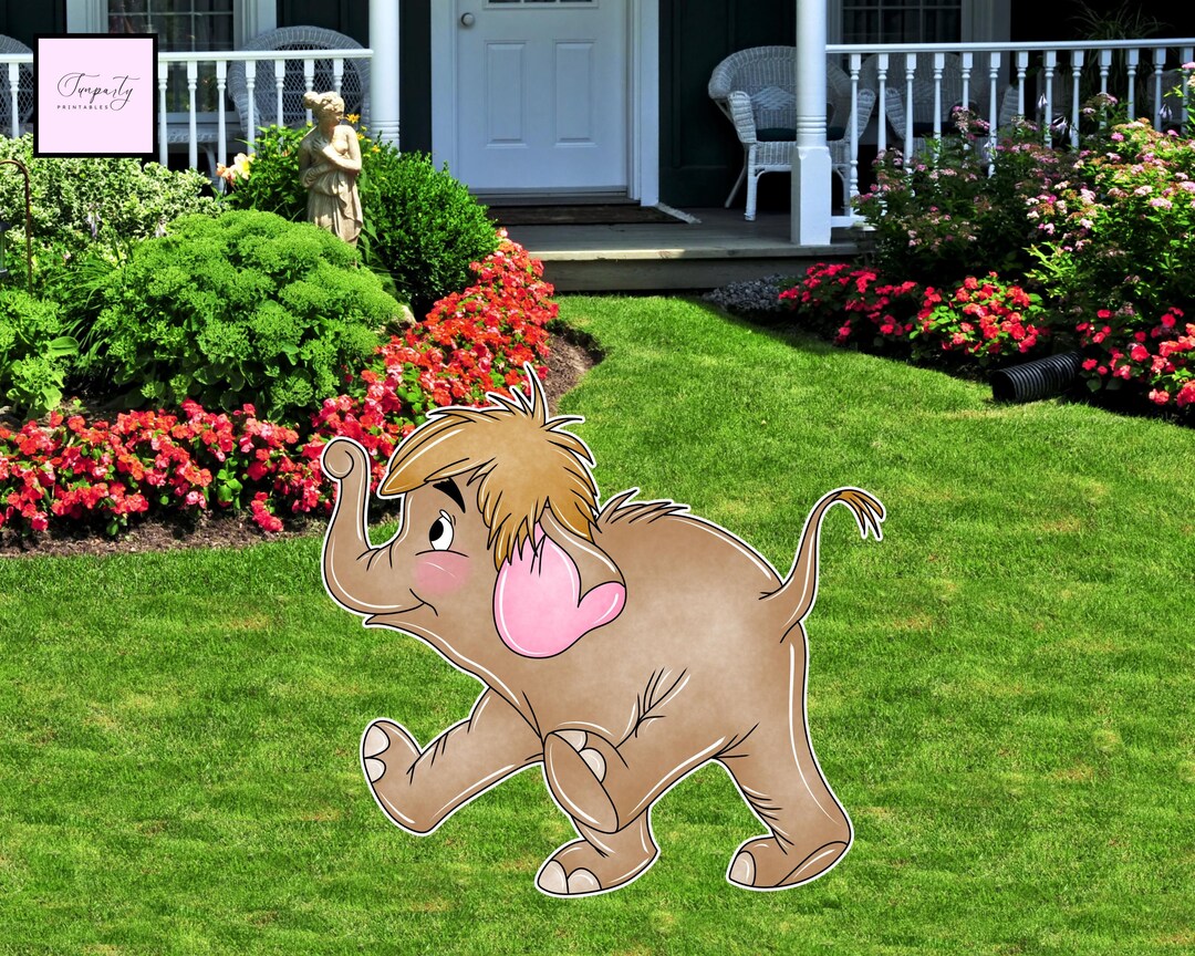 Hathi Jr. Jungle Book Cutout, Baby Shower Decor (digital Cutout) - Etsy